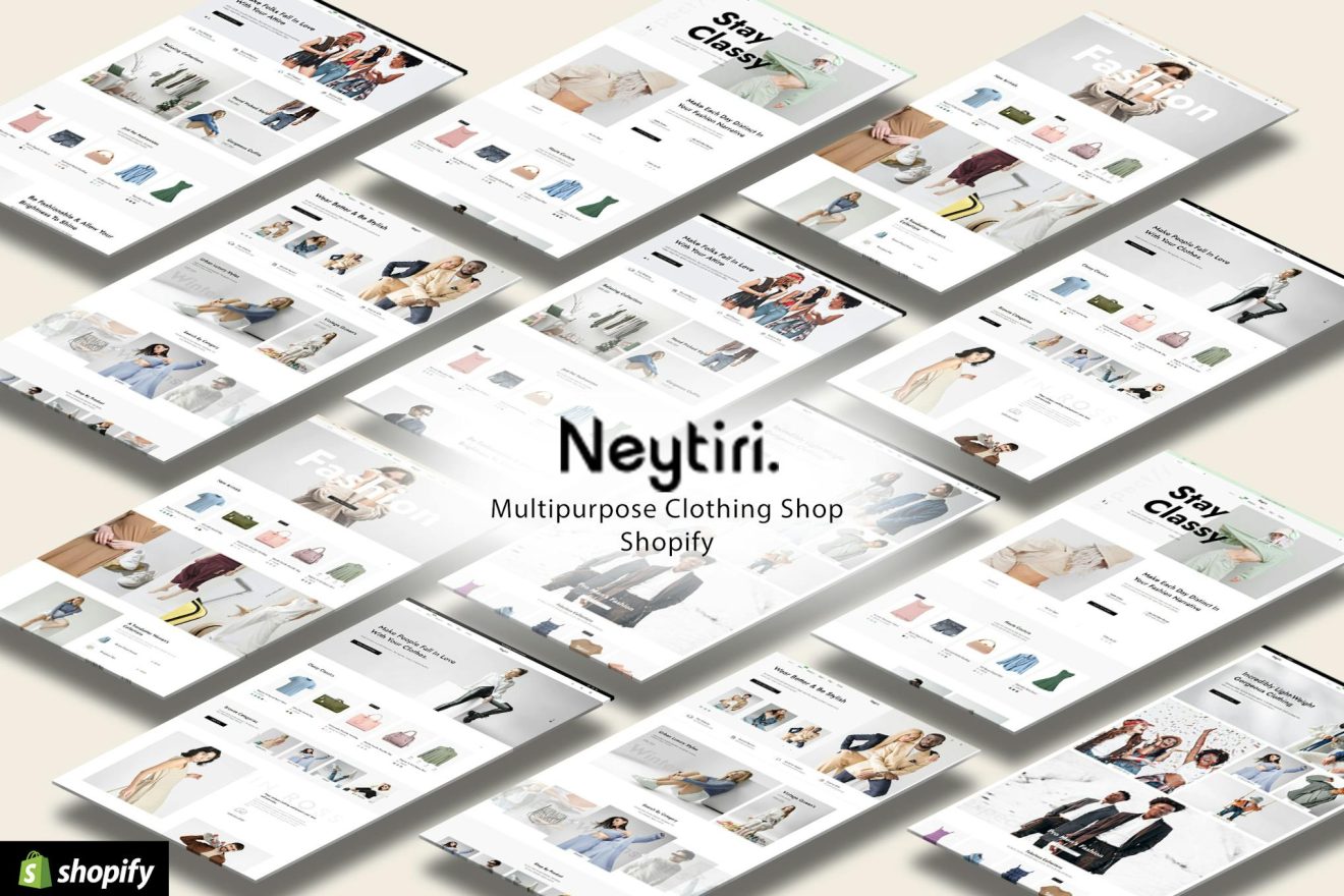 Neytiri - Multipurpose Clothing Shop Shopify Theme Best Fashion Store ...