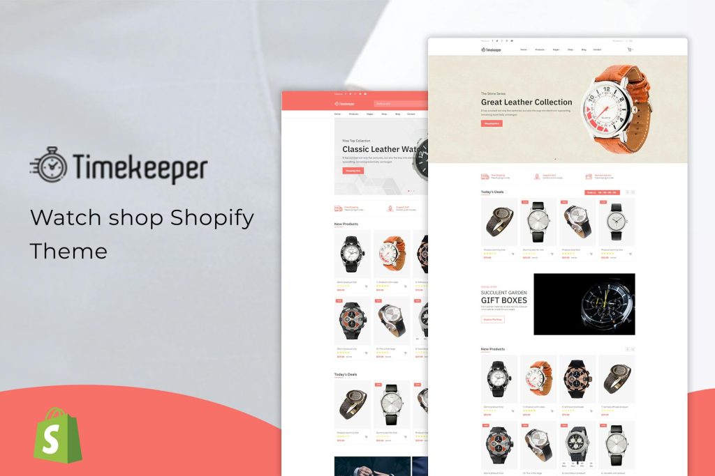 Timekeeper - Watch Store Shopify Theme Watch Store Shopify Theme is a responsive watch store ...