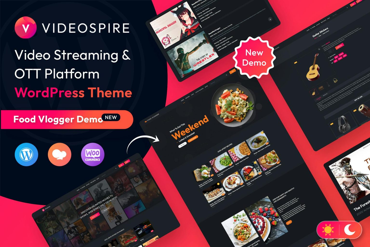 Videospire Blog/Vlog Streaming WordPress Theme It allows you to create ...