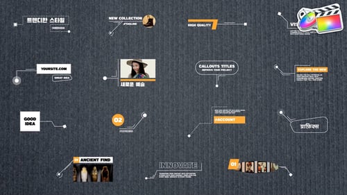 Callouts Titles for FCPX Apple Motion Template - Prime Access