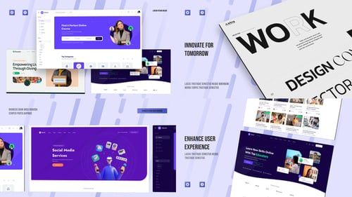 Clean Website Promo Presentation After Effect Template - Prime Access
