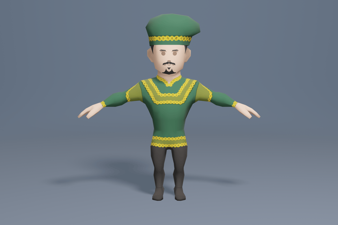 Medieval character prince 3D Model - Prime Access
