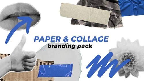 Paper & Collage Branding Pack After Effect Template - Prime Access