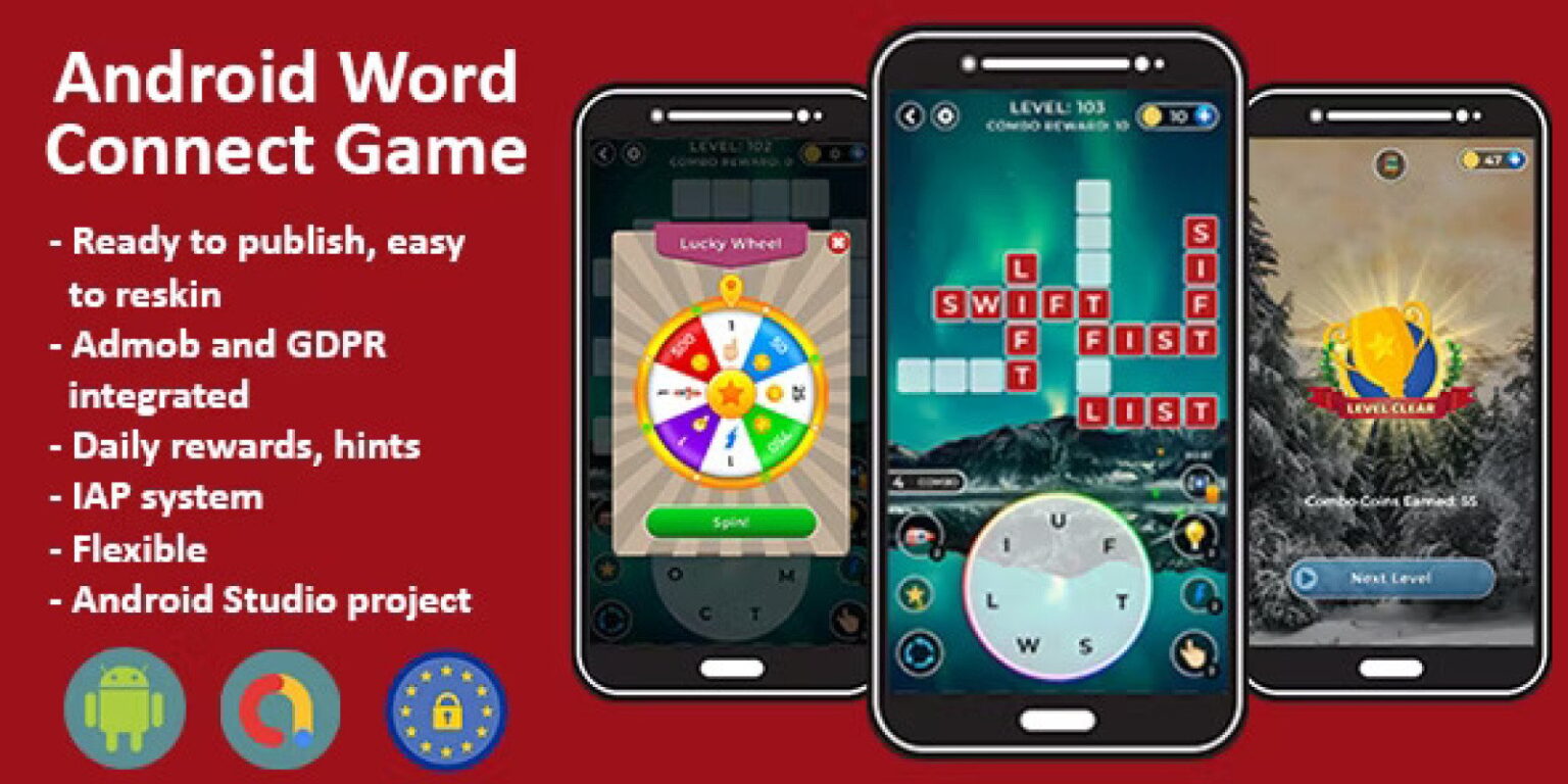 Word Connect Android Game Source Code - Prime Access